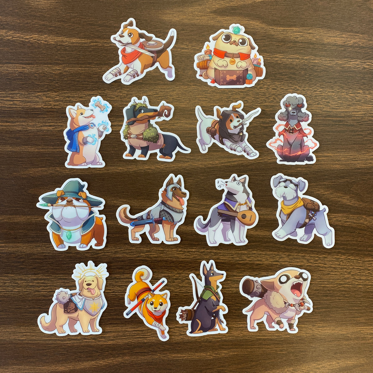 D&D Dogs Sticker Pack – Riftgate