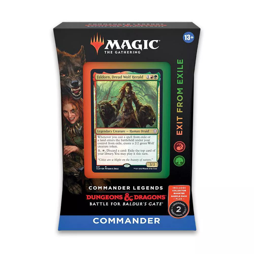 Magic The Gathering - Battle for Baldur's Gate - Commander Deck - Exit ...