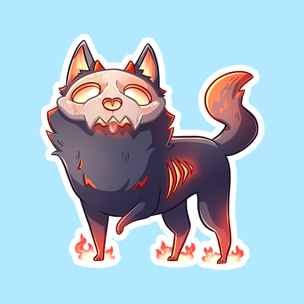 Hellhound DnD Sticker – Riftgate