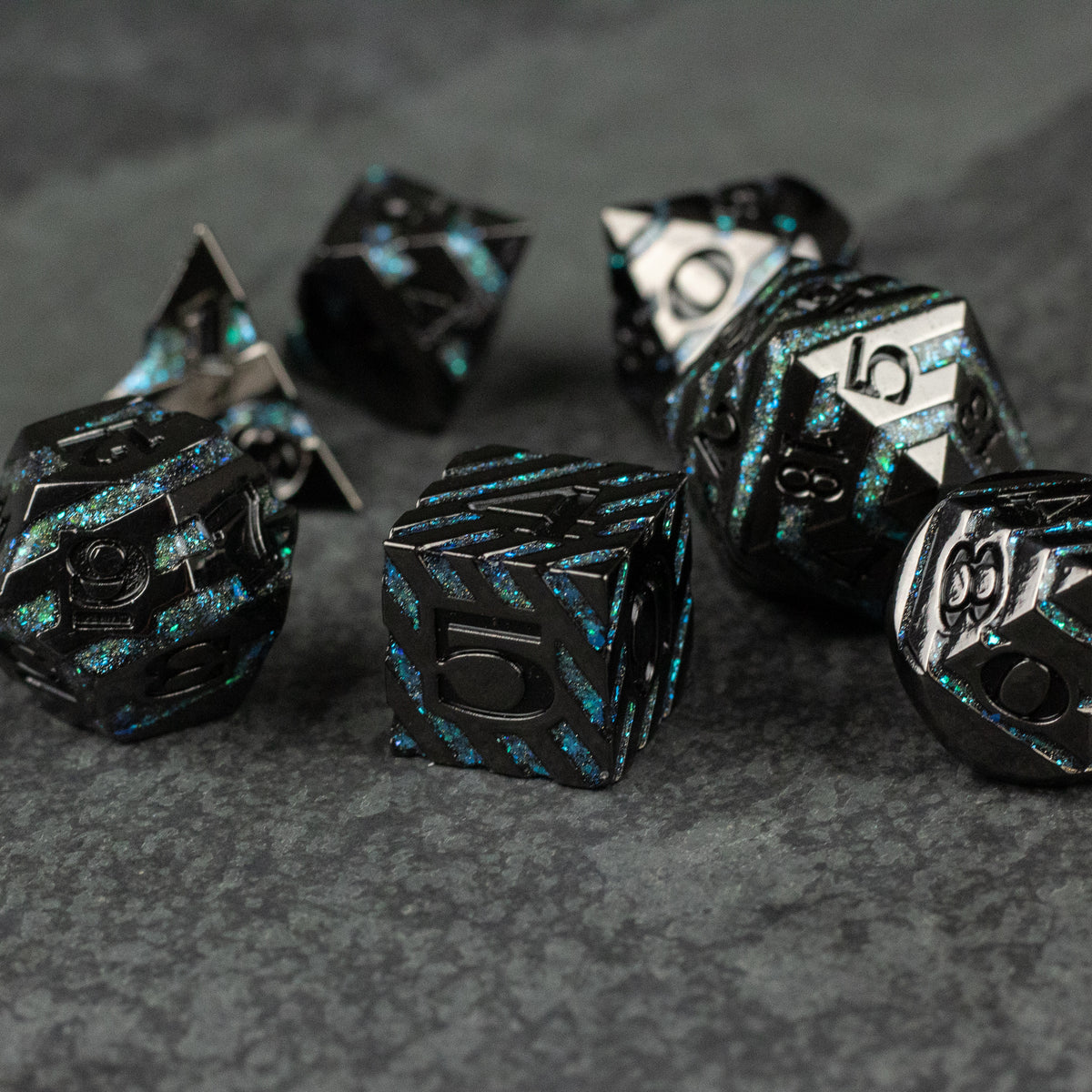 Blue Arcane Leyline Dice Set – Riftgate