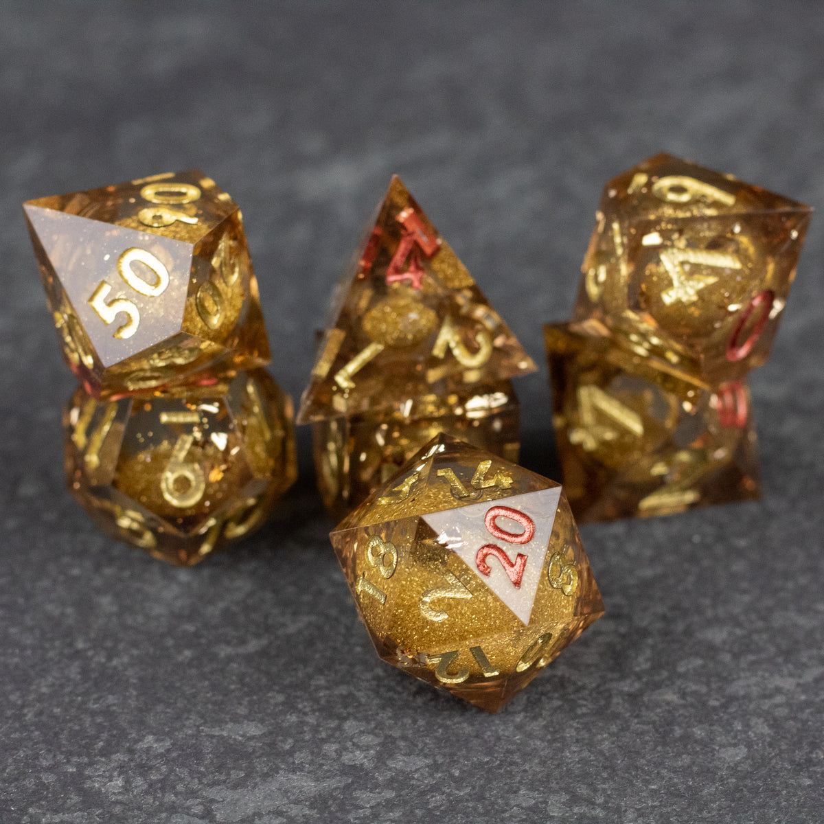 Dragon's Hoard Liquid Core Dice Set – Riftgate